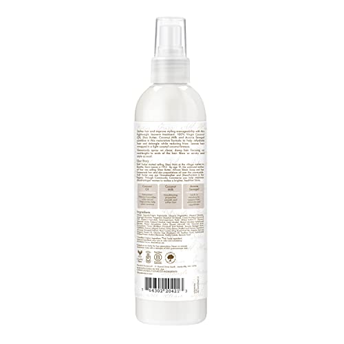 SheaMoisture Leave-in Conditioner Treatment for All Hair Types 100% Extra Virgin Coconut Oil Silicone Free Conditioner 8 oz