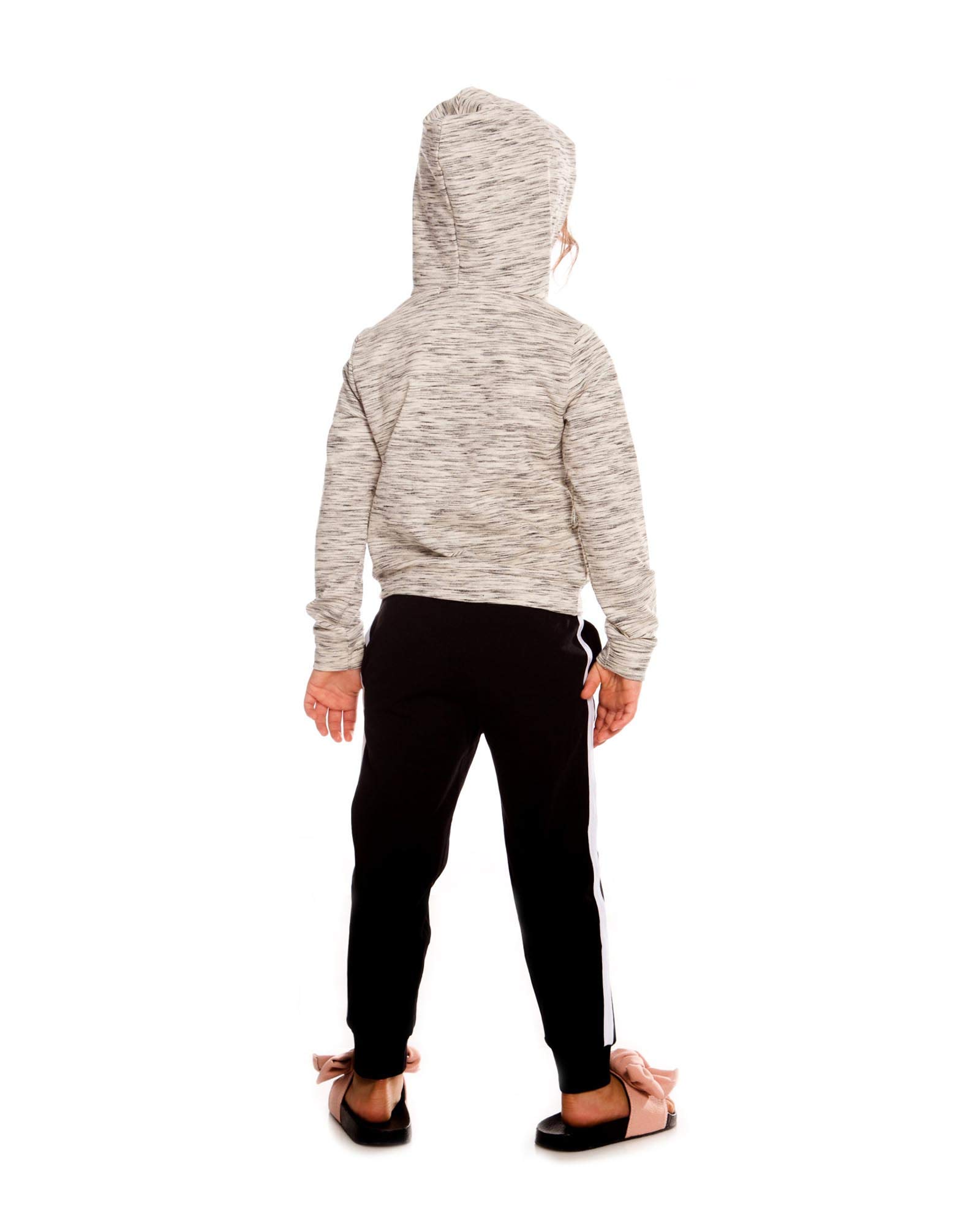 Deux par Deux Girls' Sweatpants Unicorn Hype, Sizes 5-12 - 12 Black