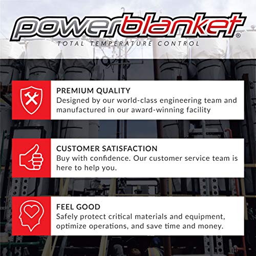 Powerblanket BB05GV Bee Blanket Honey Heater, 5 gal Pail Heater with Cutout for Gate Valve, Charcoal Gray