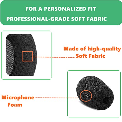 TaiZiChangQin Ear Pads Ear Cushions Mic Foam Kit Earpads Replacement Compatible with Microsoft Lifechat LX3000 LX-3000 LX 3000 Headphone