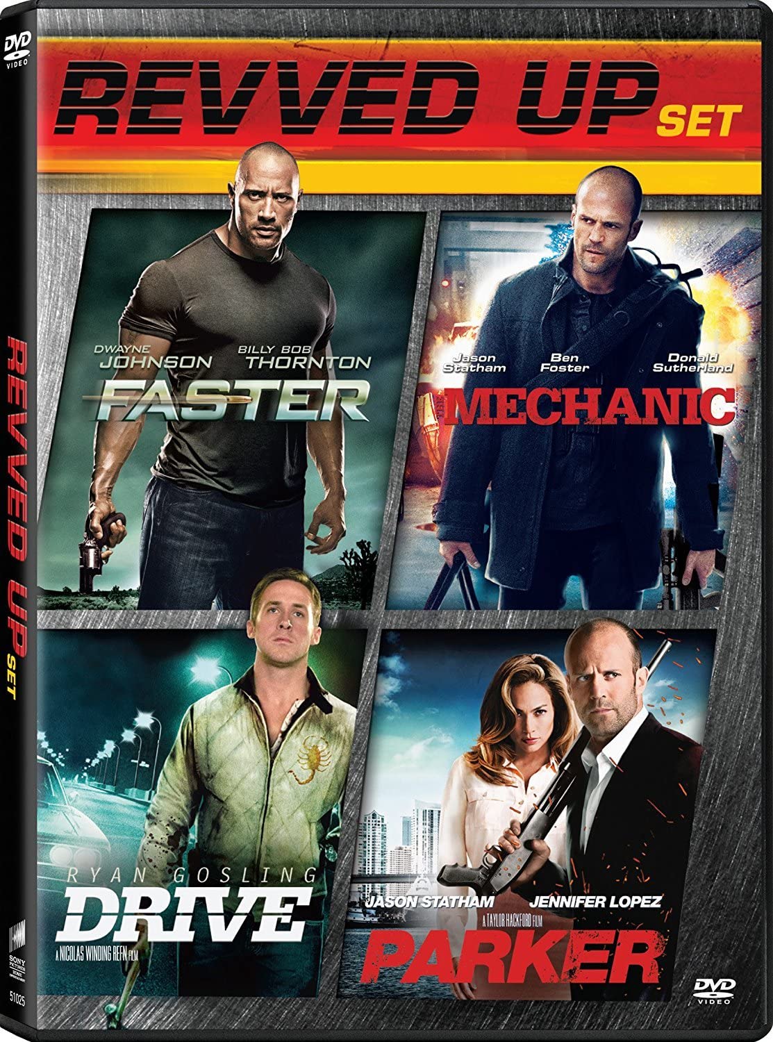 Drive (2011) / Parker (2013) / Faster (2010) / Mechanic, the (2011) - Vol - Set