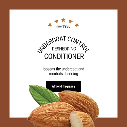 The Coat Handler Undercoat Control Deshedding Conditioner, 16 oz - Combats and Reduces Shedding, Undercoat Removal, Omega 3 & 6 Rich, Vitamin E