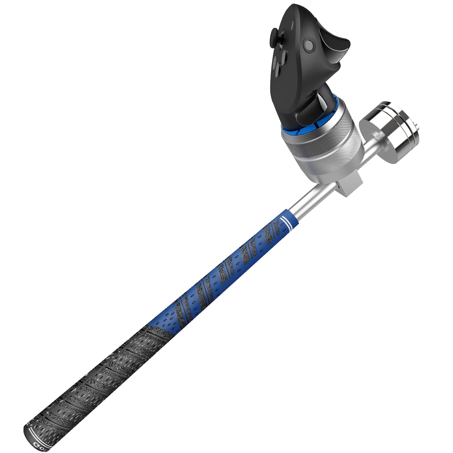 Golf Club Attachment for Meta Quest Pro 2022 Version - 90 Degree Aluminum Golf Club Adapter Compatible with Oculus Quest 2 and 3, Realistic Grip VR Handle Accessory with Adjustable Weighted (Right)