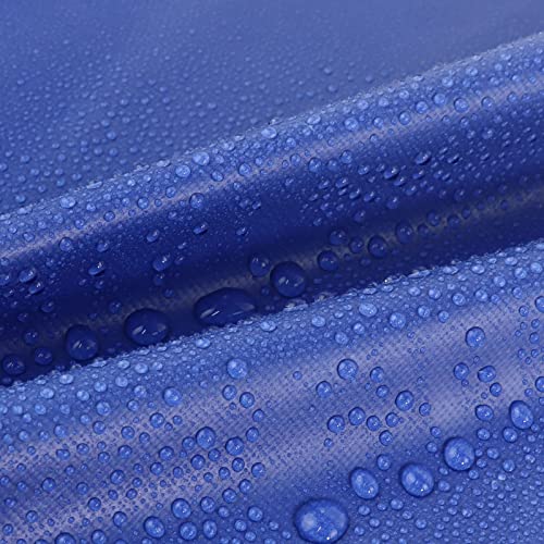 Shiny Waterproof Canvas Fabric for Outdoor/Indoor Project,1680 Denier Smooth Canvas Cordura Fabric Apply to Craft,DIY,Bag and Case,Home Decor, Sunbrella,Awning,60"Wide,Sold by The Yard (Blue)