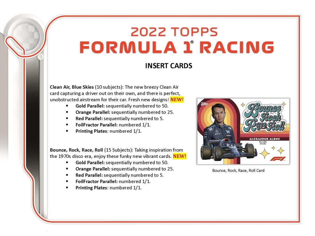 F1 2022 Topps Formula 1 Turbo Attax Cards - Box (24 Packs per Box) (10 Cards per Pack) (Total of 240 Cards)