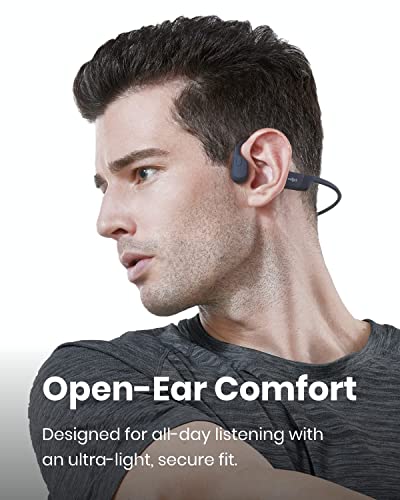 SHOKZ OpenRun Bluetooth Bone Conduction Running Headphones - AW22 - One - Black