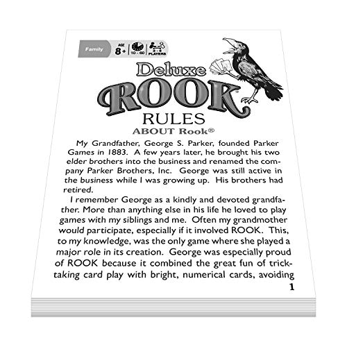 Winning Moves Deluxe Rook, Popular Card Game for Over 100 Years, for 2 to 6 Players, Ages 8+