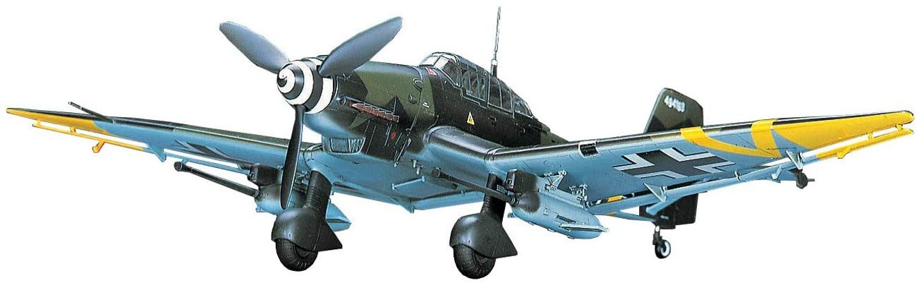 ハセガワ Hasegawa 1:48 Scale JU87G-2 Stuka Anti-Tank Model Kit