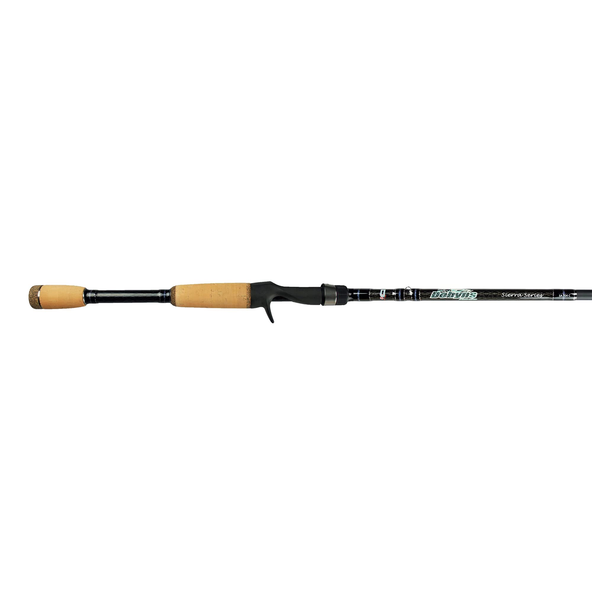 Dobyns Rods Sierra Series 7’0” Casting Bass Fishing Rod | SA704C | Heavy Action | Modulus Graphite Blank with Kevlar Wrapping | Fuji Reel Seat | Baitcasting Rod | Line 10-20lb Lure ¼ -1 oz.