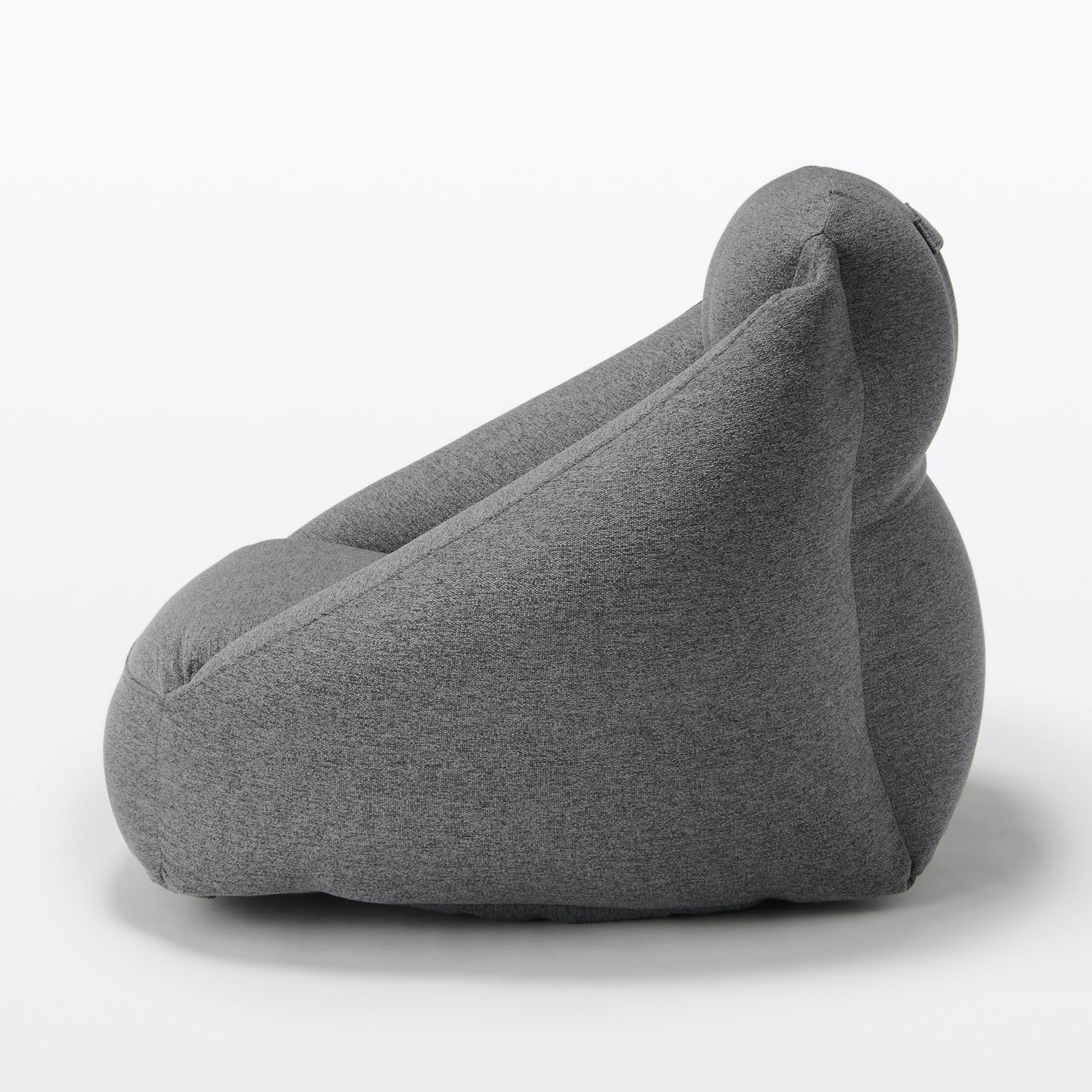 無印良品 Muji 84298158 Air Sofa, Charcoal, Width 37.4 x Depth 37.4 x Height 28.5 inches (95 x 95 x 72.5 cm), Polyester