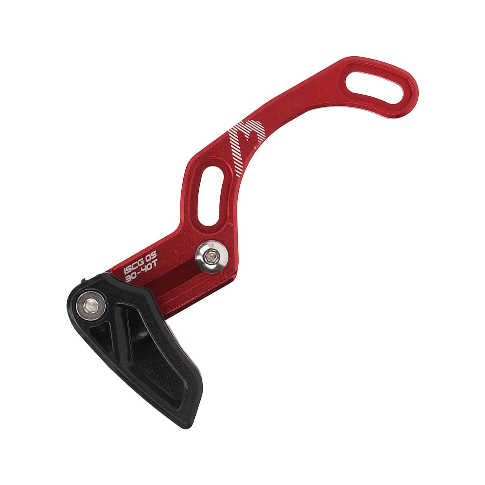 DAUERHAFT Cycling Chain Guide, Replacement Red Aluminum Alloy Bike Chain Guide Lightweight Easy Installation for Road Bike