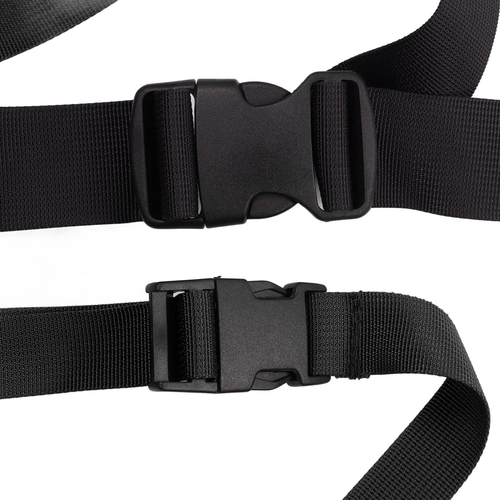 DAUERHAFT Kids Ski Shoulder Harness, Portable Kids Ski Training Leash Widely Applicable for Cycling(Black)