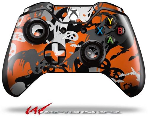 WraptorSkinz Decal Style Vinyl Skin Wrap compatible with XBOX One Original Wireless Controller Halloween Ghosts - (CONTROLLER NOT INCLUDED)
