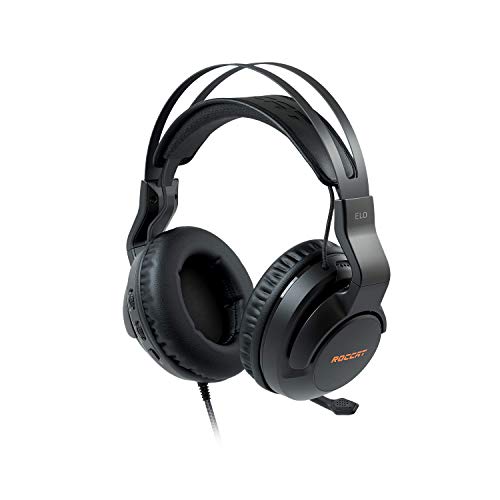 ROCCAT Pyro Mechanical Gaming Keyboard with RGB Lightning, Black (ROC-12-622) Burst Pro Lightweight Optical Gaming Mouse & ROCCAT Elo 7.1 USB Wired Surround Sound PC Gaming Headset