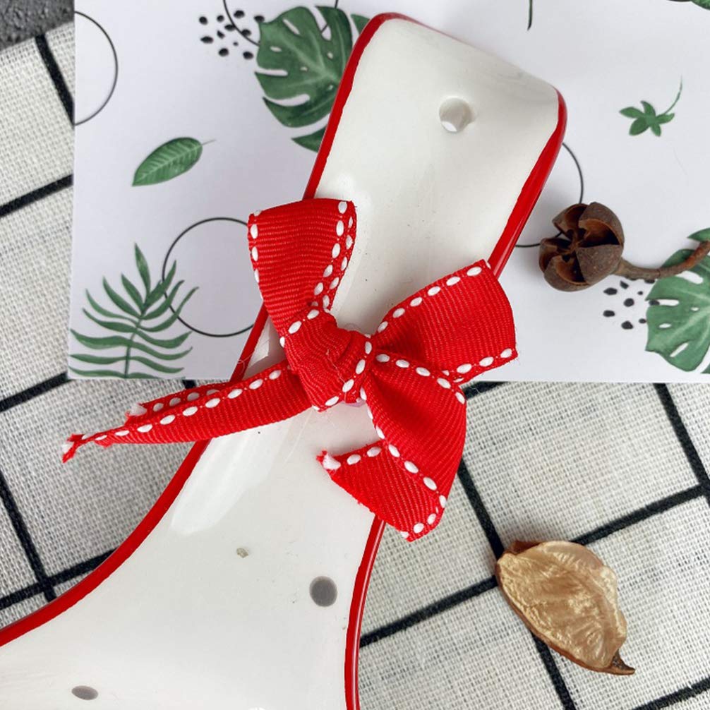 DOITOOL Santa Claus Spoon Rest Ceramic Christmas Spoon Rest kitchen Stove Spoon Holder Modern Farmhouse Spoon Rest Christmas Party Decorations