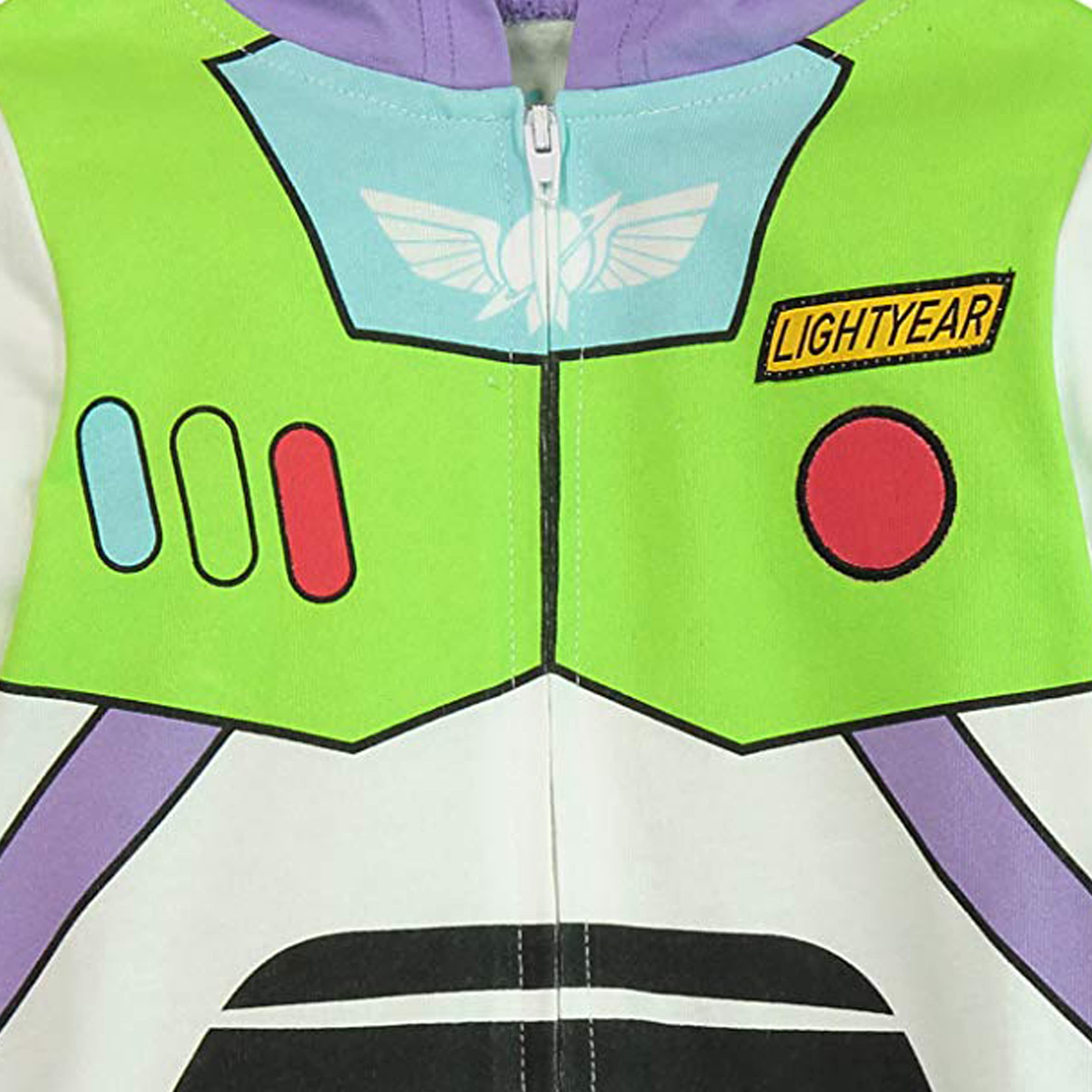 Disney Pixar Toy Story Buzz Lightyear Newborn Baby Boys Zip Up Cosplay Coverall 0-3 Months