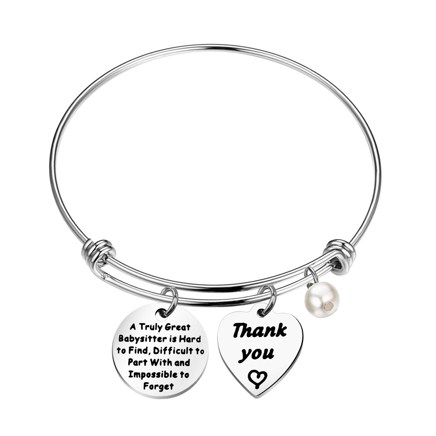 ENSIANTH Babysitter Gift Thank You Gift for Babysitter (Babysitter Bracelet)
