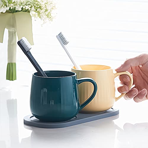 HvOvMvE 2 in 1 Creative Silicone Coaster for Kitchen and Bathroom to Place Soap Dispensers,Tumbler, Toothbrush Holder, Drinks, Cup Mat Protects The Countertop, Non-Slip (Grey)