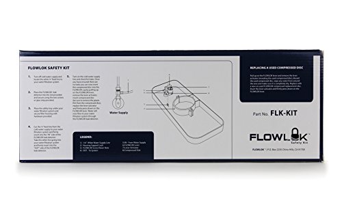 Hydronix FLK-Kit Undersink RO Reverse Osmosis Filtration System Water Leak Detector Safety Valve Kit with Tray