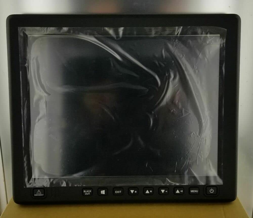 New IK-KV-12.1 Vision Vehicle 12" Flat Touch Screen Display CPU Monitor