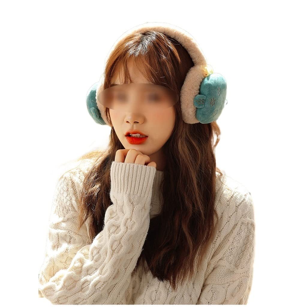DSFEOIGY Women's Adjustable Fruit Earmuffs Winter Warm Folding Earmuffs Ear Warmers Cartoon Male Ear Bags Ear Muffs