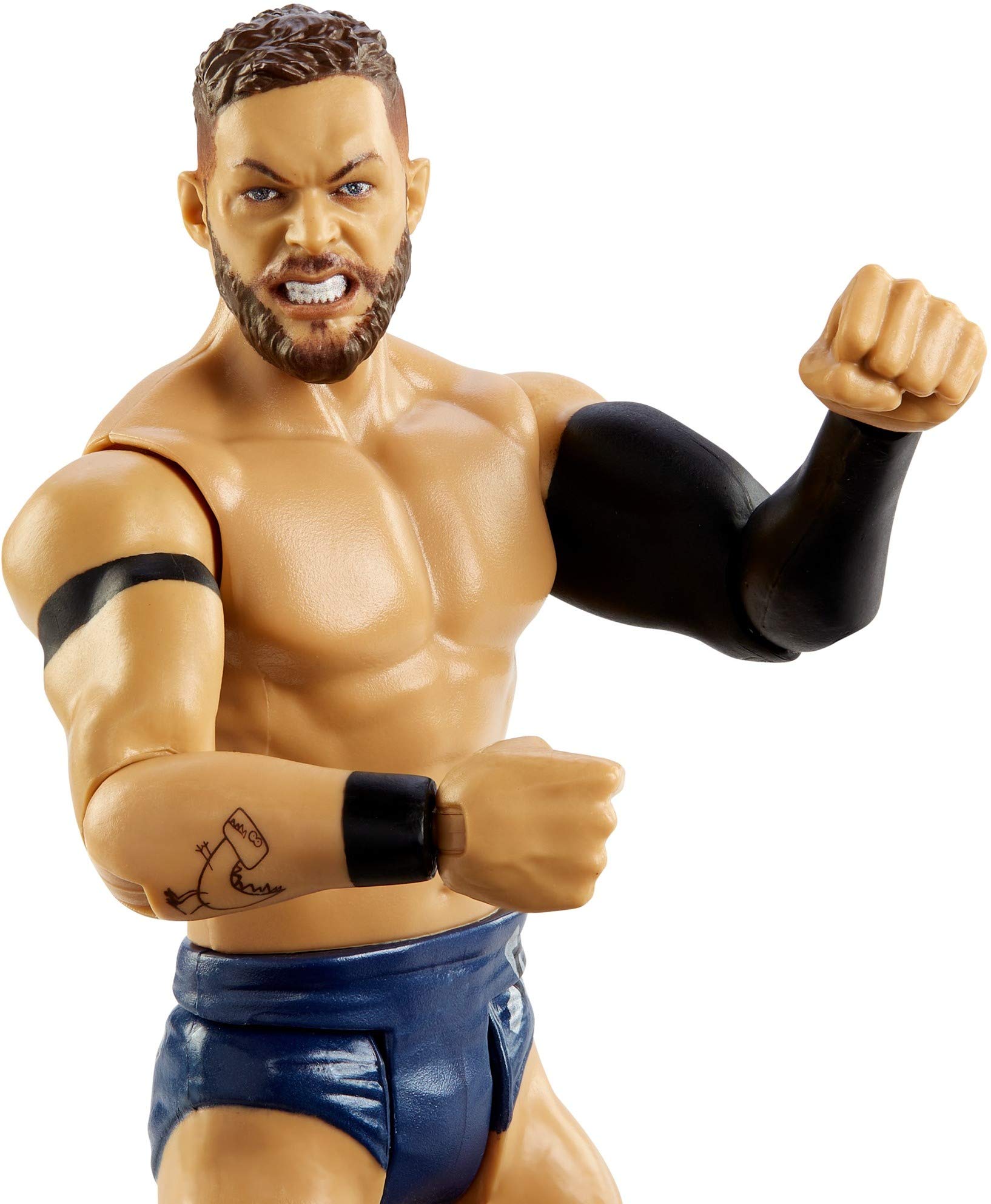 WWE Finn Balor Action Figure, Posable 6-in Collectible for Ages 6 Years Old and Up