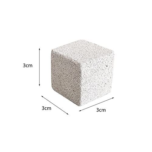 MagiDeal 10Pcs Stone Square Hamster Teeth Grinding Pet Teeth Supplies Chewing Toy, Rodent Stone Pet Chew Toy for Chinchillas, Gerbil, Rat, Pets, 3cm