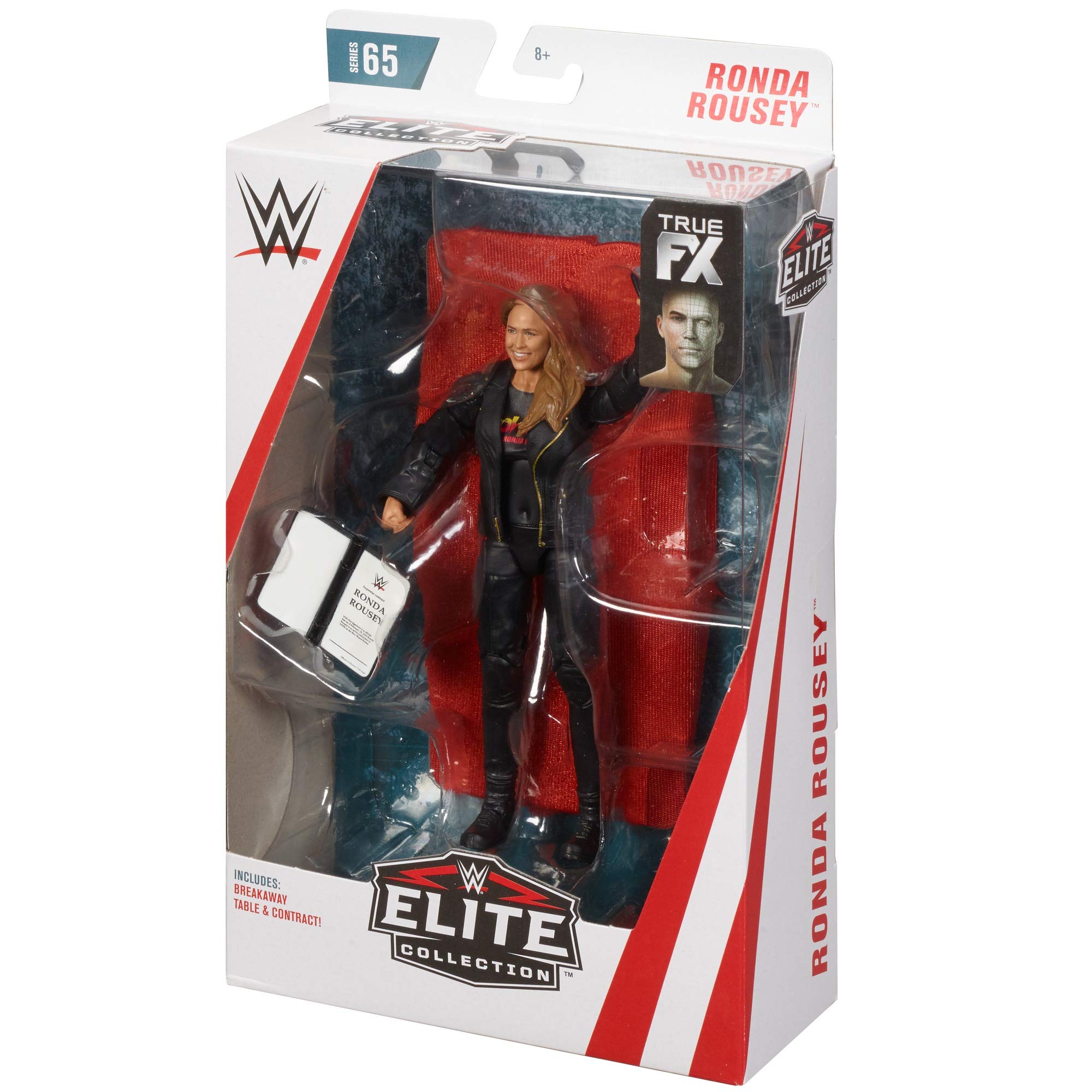 WWE MATTEL Ronda Rousey Elite Collection Deluxe Action Figure with Realistic Facial Detailing, 8 years and up, Iconic Ring Gear & Accessories