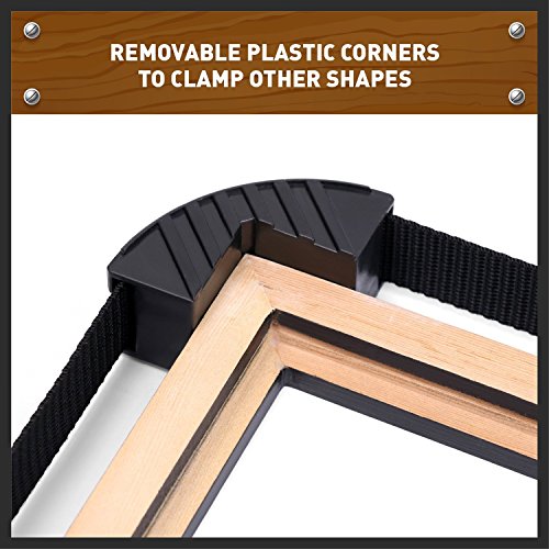 HORUSDY Band Clamp, Woodworking Frame Clamp Strap Holder for Picture Strap Clamp Strap Clamp