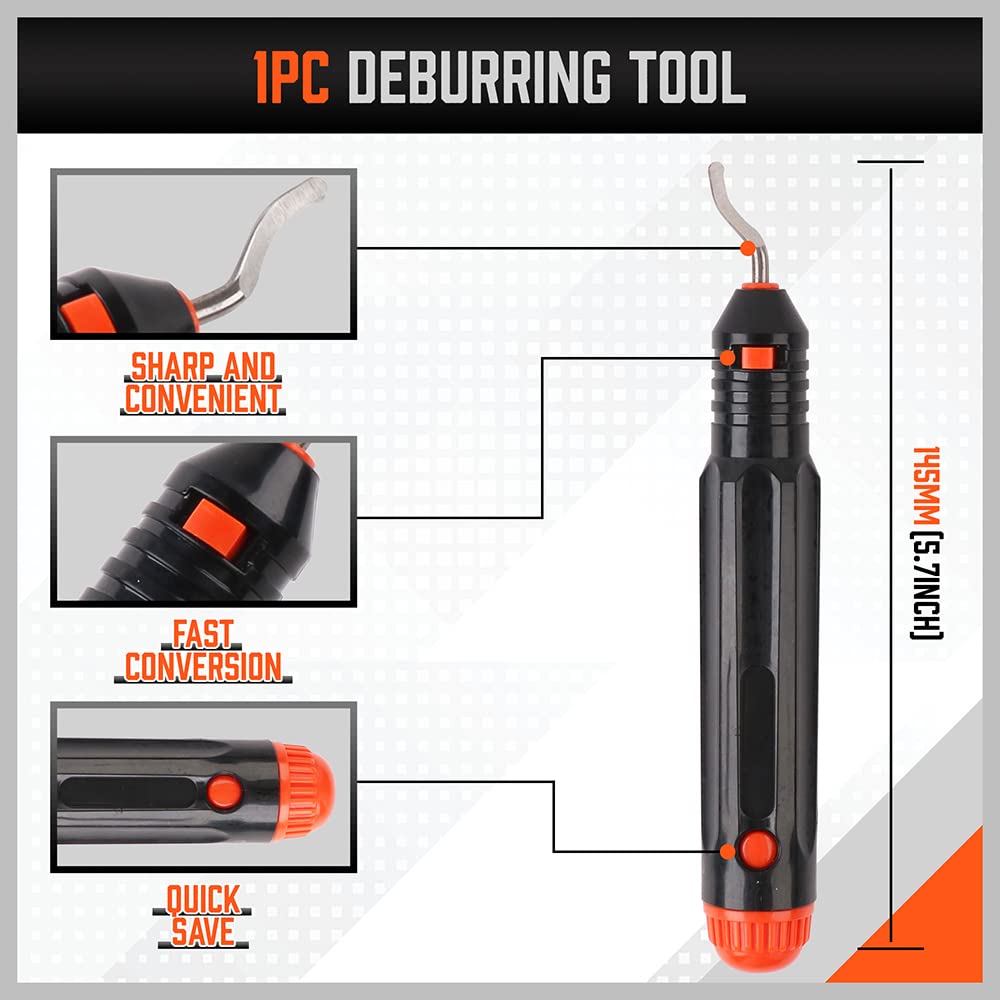 HORUSDY Pipe Cutter | Tubing Cutter 3/16" - 2"O.D | Mini Tubing Cutter 1/8" - 7/8" | Copper Pipe Cutter Tool with Deburring Tool, Copper Cutter, for Copper, and Thin Stainless Steel Tube