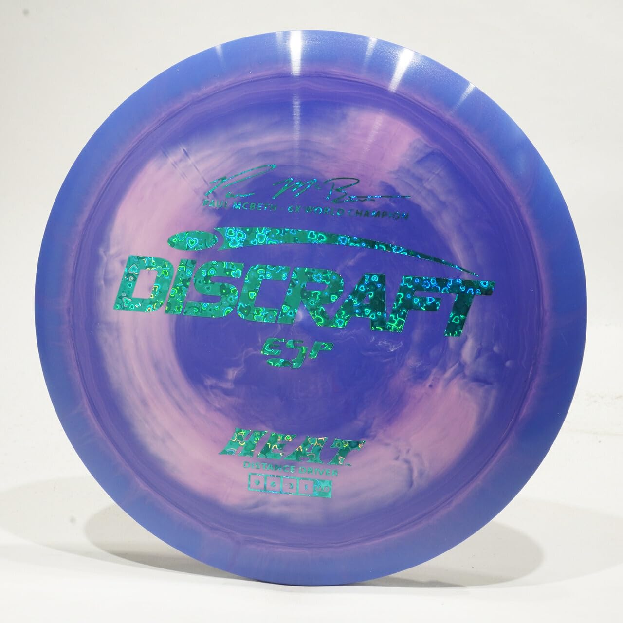 Discraft Heat (ESP) Fairway Driver Golf Disc, Pick Weight/Color [Stamp & Exact Color May Vary] Greenish Swirly 170-172 Grams