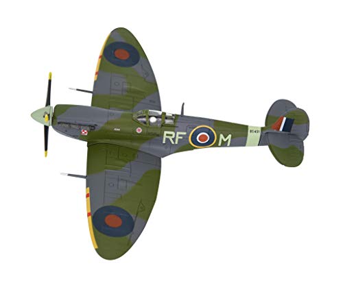 TANG DYNASTY(TM) 1:72 Supermarine Spitfire Fighter Attack Metal Plane Model, World War II Royal Air Force 1941, Military Airplane Model,Diecast Plane,for Collecting and Gift