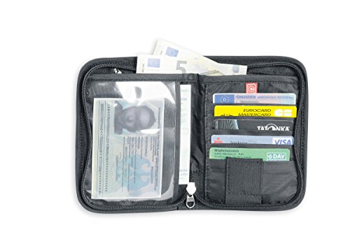 Tatonka RFID B Geldaufbewahrung Travel Zip, 17 x 12 x 3 CM Black black Size:17 x 12 x 3 cm