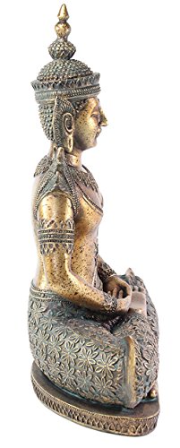 W Feng Shui 12" Thai Buddha Dhyani Mudra Home Decor Peace Statues(G16516)