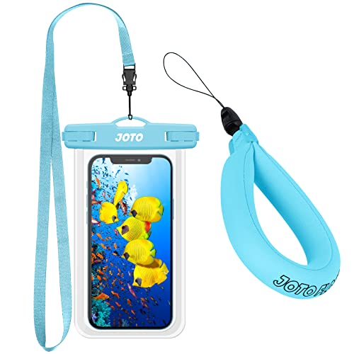 JOTO Waterproof Phone Pouch up to 7.0" Bundle with 1 Universal Waterproof Pouch + 1 Floating Wrist Strap