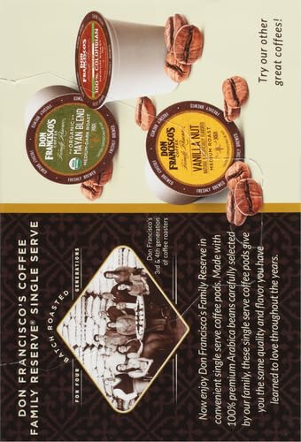 Don Francisco's Hazelnut Flavored K-Cup, Cinnamon, 12 Count