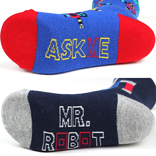 COTTON DAY Kids Boys Ankle Low Cut Athletic Cushion Sole Socks Fun Colorful Design 8-10 years (Camouflague Size 10)