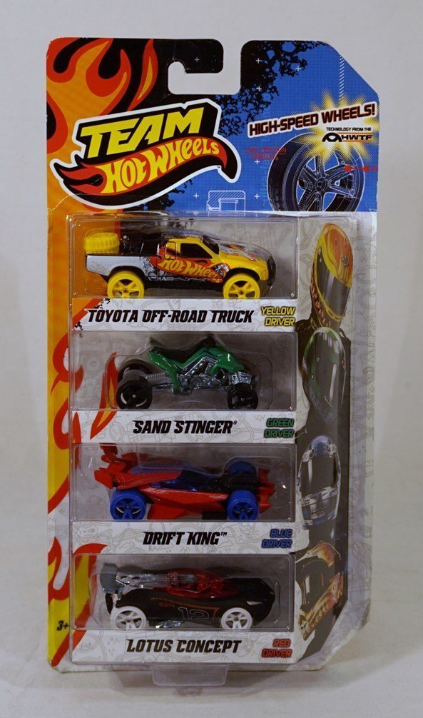 Team Hot Wheels Vehicle 4-Pack