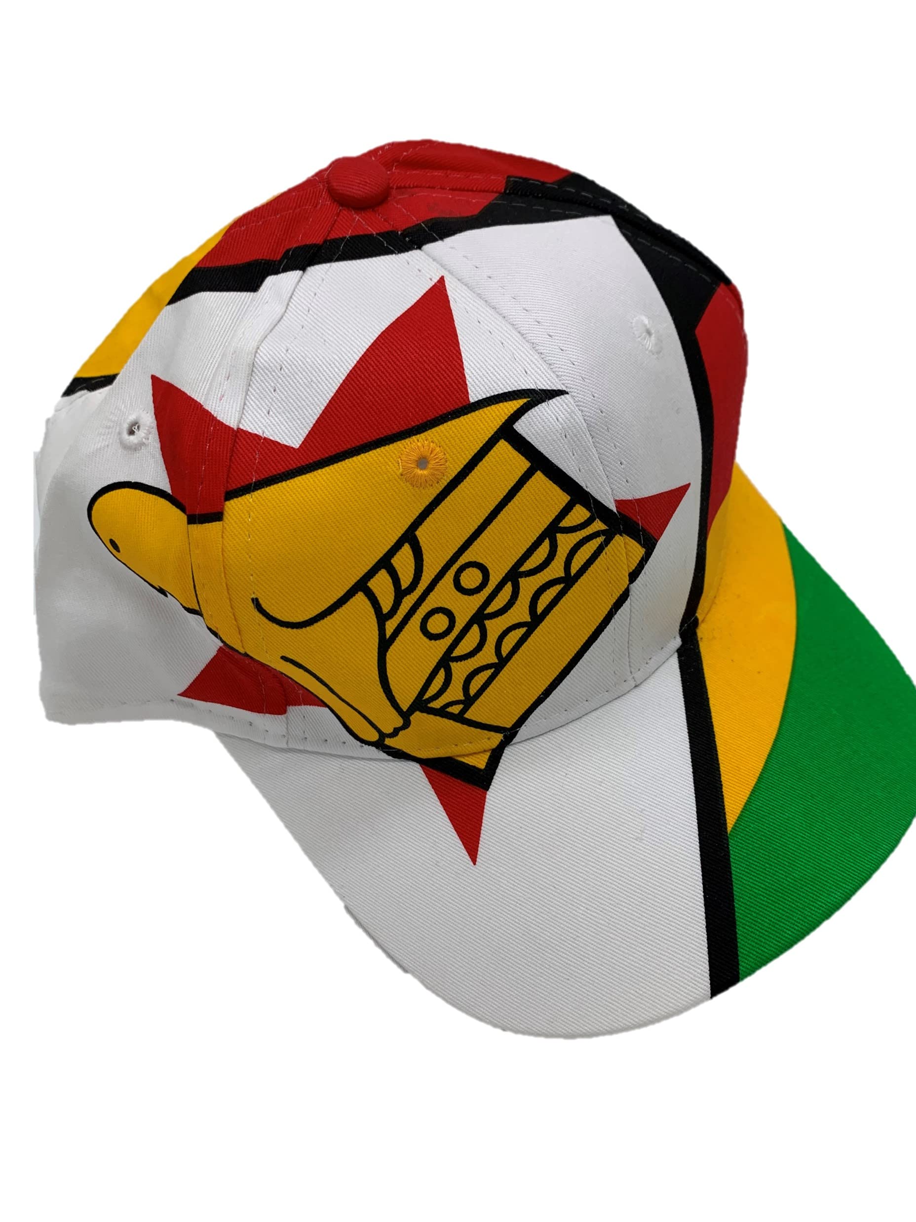Global Caps, Inc. Zimbabwe Flag Baseball Cap