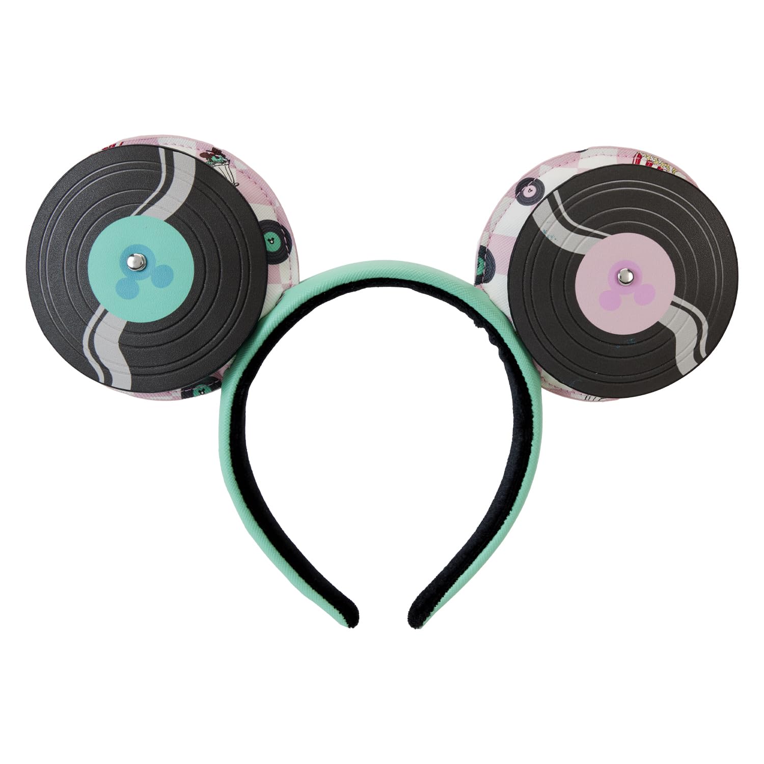 Disney Mickey & Minnie Date Night Diner Jukebox Record Ear Headband