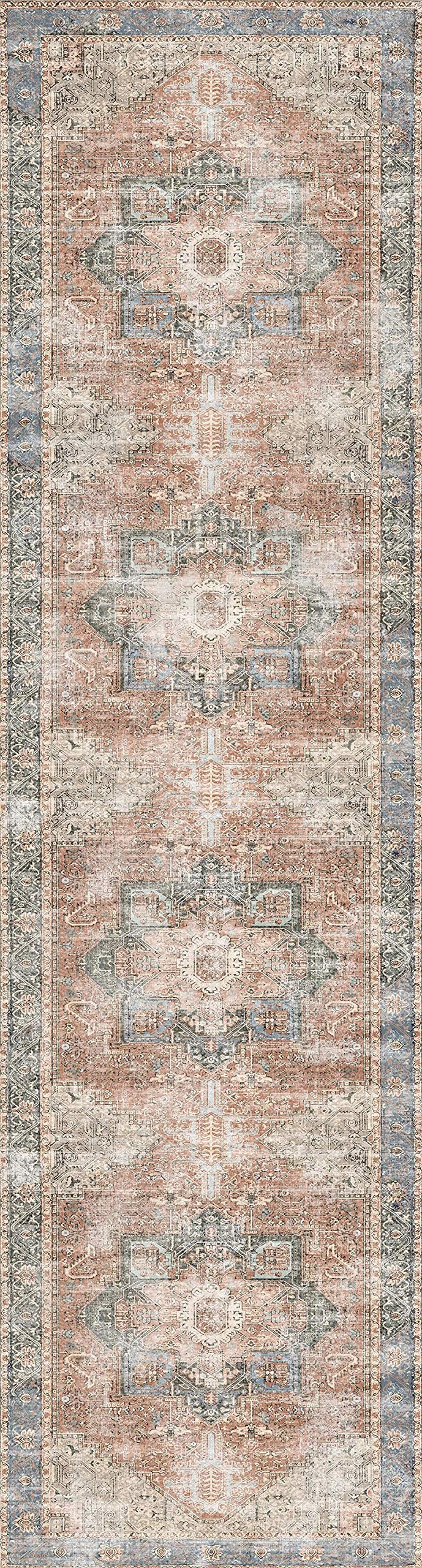 Distressed Vintage Cezanne Terracotta Sky Runner