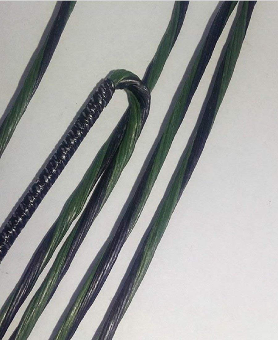 Diamond Edge 320 Compound Bowstring 61 3/16" Custom Blue River Bowstrings (Black/Blue)