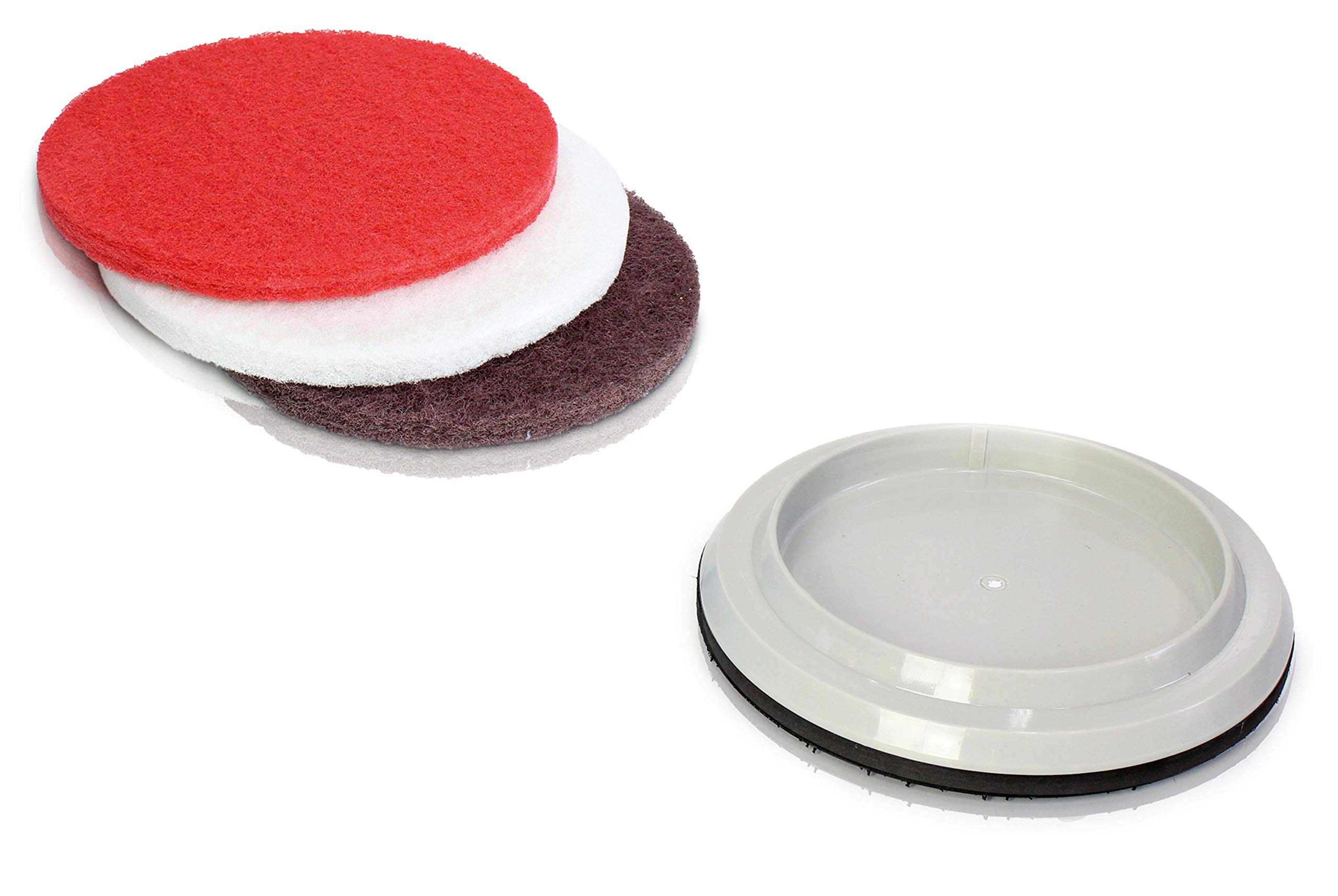 Prolux Core 15 Set of Pads and Pad Holder, Full Set of Scrubbing and Polishing Pads, and Durable, Fits 15" Core Model