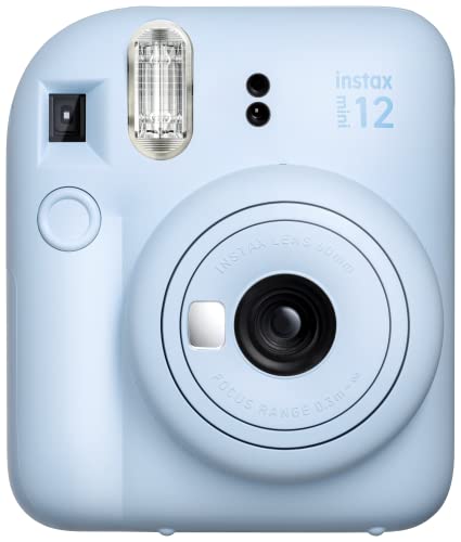 Fujifilm Instax Mini 12 Instant Film Camera, Pastel Blue