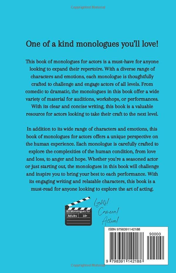 The Big Book of Monologues for Actors: 80 Original Monologues