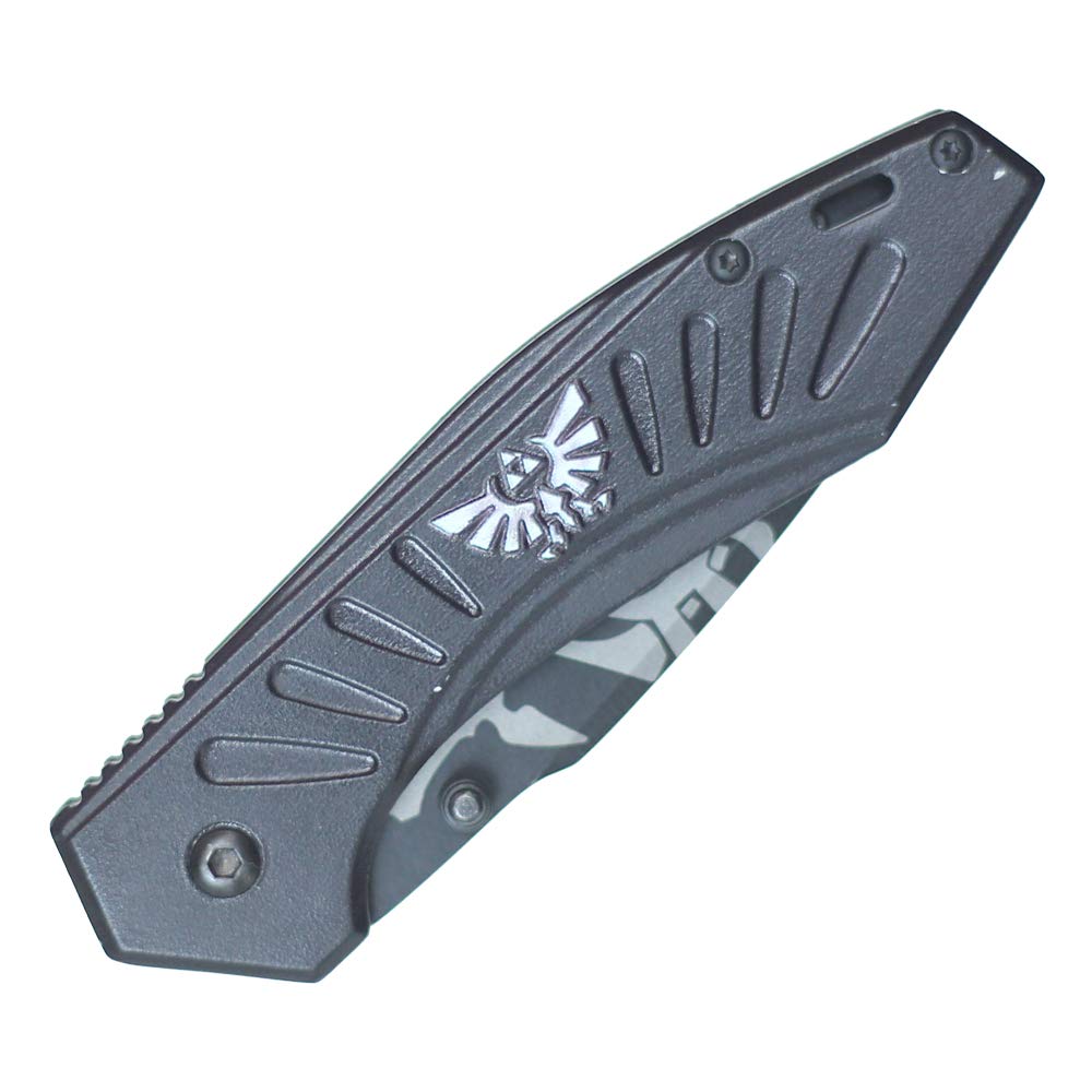 Wartech PWT313 Thumb Open Spring Assisted Twilight Princess Replica Handle Pocket Knives (PWT313BK)