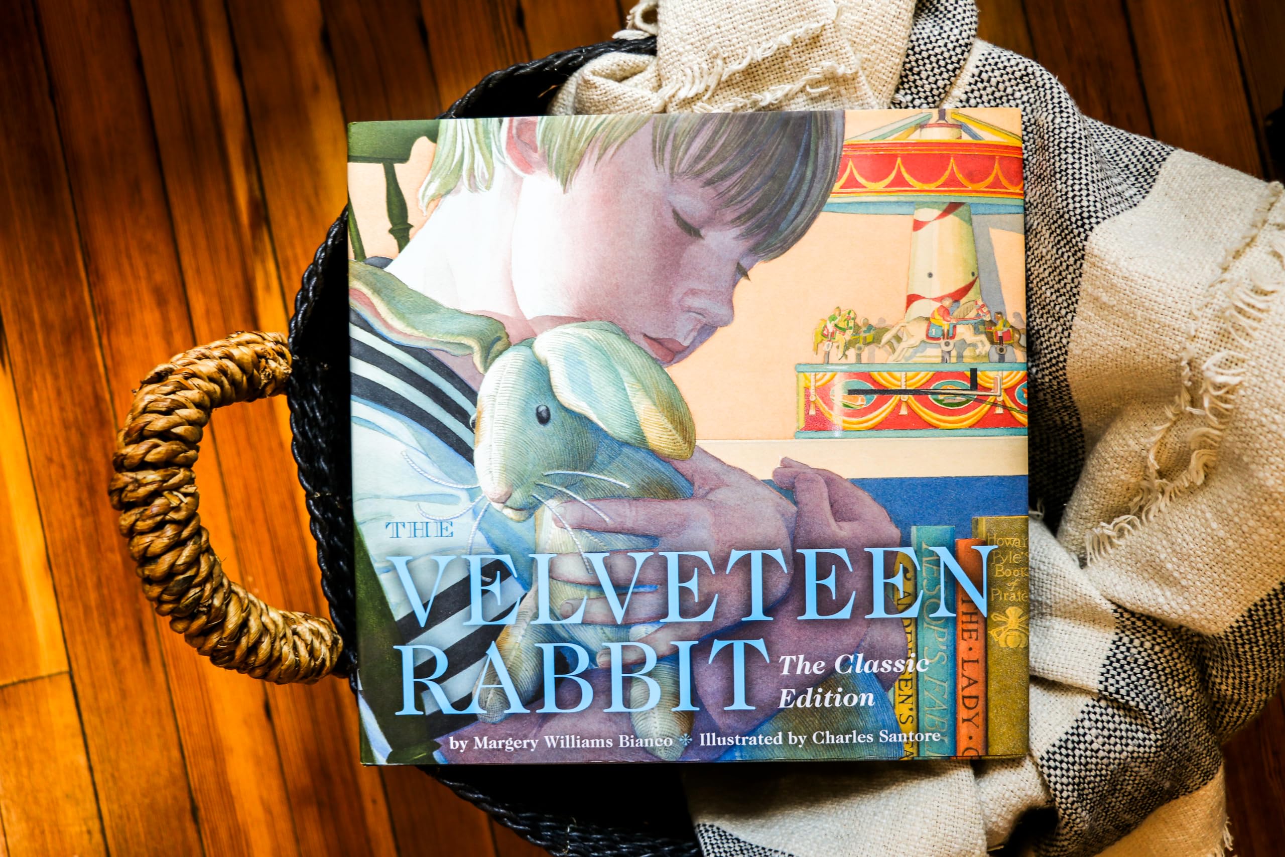 The Velveteen Rabbit Hardcover: The Classic Edition by acclaimed illustrator, Charles Santore (A Heartwarming Tale of Love and Magic) (Charles Santore Children's Classics)