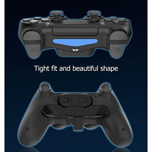 GOWENIC Controller Paddles, Multifunction Ergonomic Controller Paddles,10 Key Mappings Back Button Attachment for PS4 Controller, Multifunction Back Button Extender for PS4 Joystick