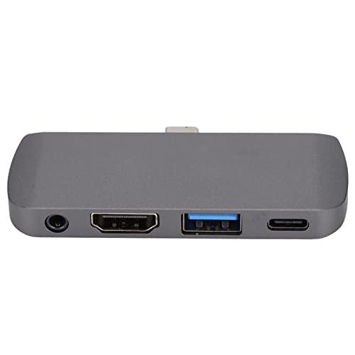 USB Type C to USB Adapter, HD TV Hub Adapter Type C Adapter 4 in 1 Multifunctional 4 Ports for Multimedia Device for Professional Transmission Devices