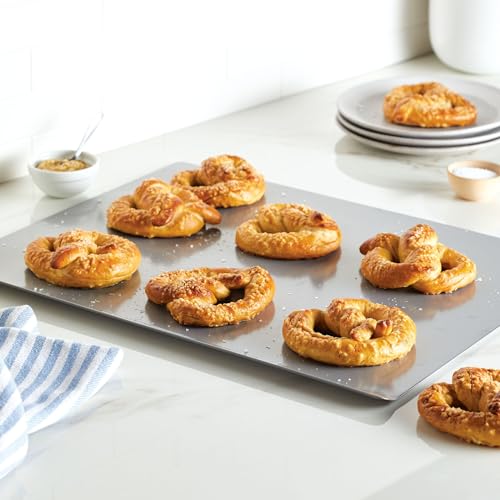 Farberware Insulated Bakeware Nonstick Cookie Baking Sheet, 15.5" x 20", Light Gray